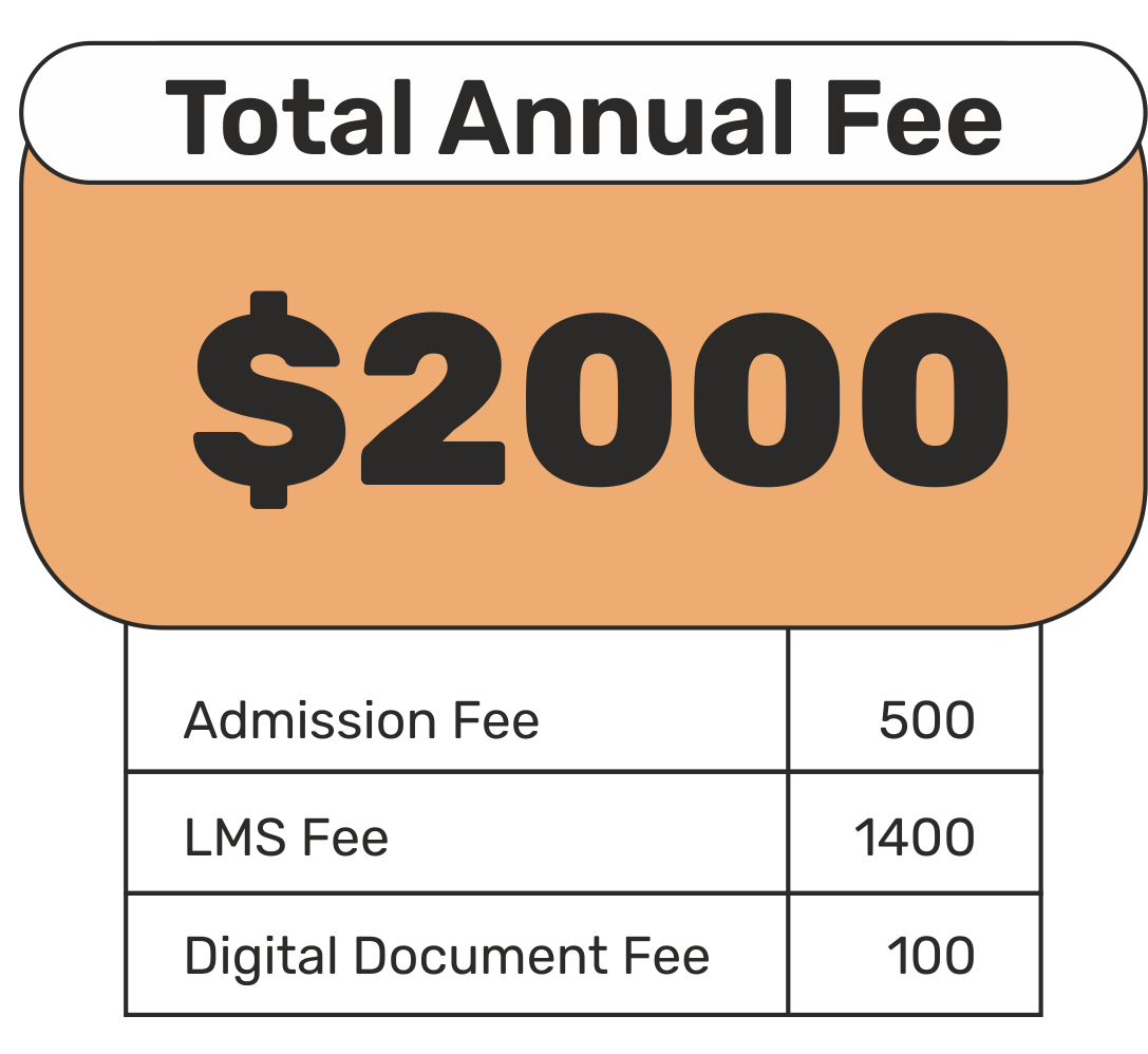 Fee structure K8 Online School